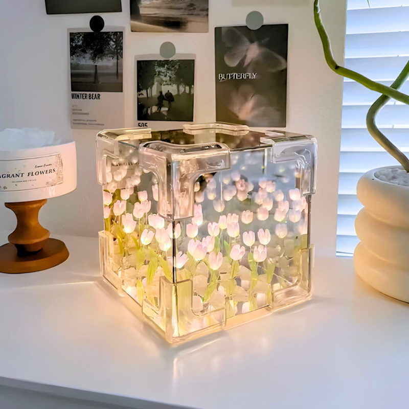 DIY Infinite Tulip Lamp – Triangle Stars